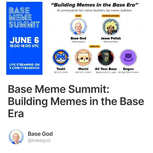 Base Meme Summit: Building Memes in the Base Era - Collection | OpenSea