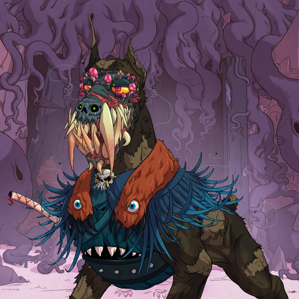 Mutant Hounds #3195 - Mutant Hounds | OpenSea