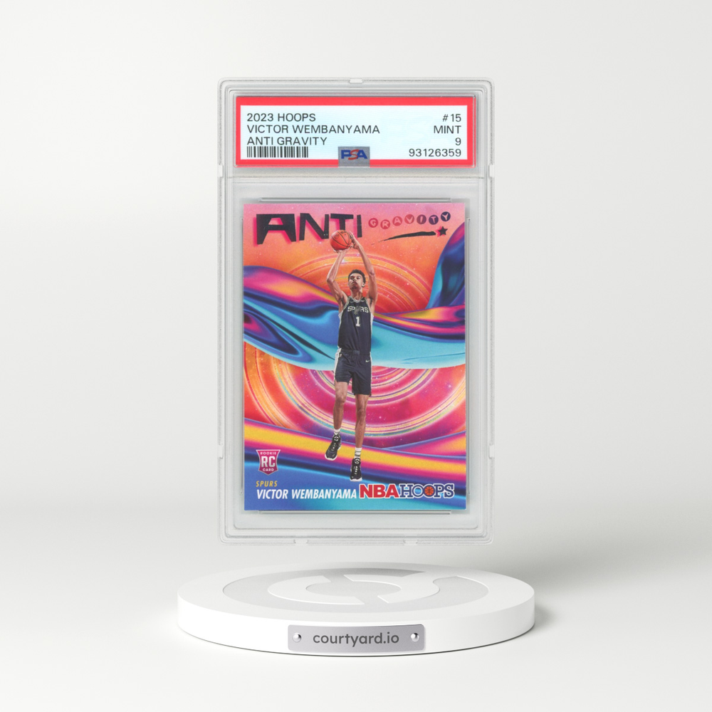 2023 Panini NBA Hoops Anti Gravity #15 Victor Wembanyama (PSA 9 MINT ...