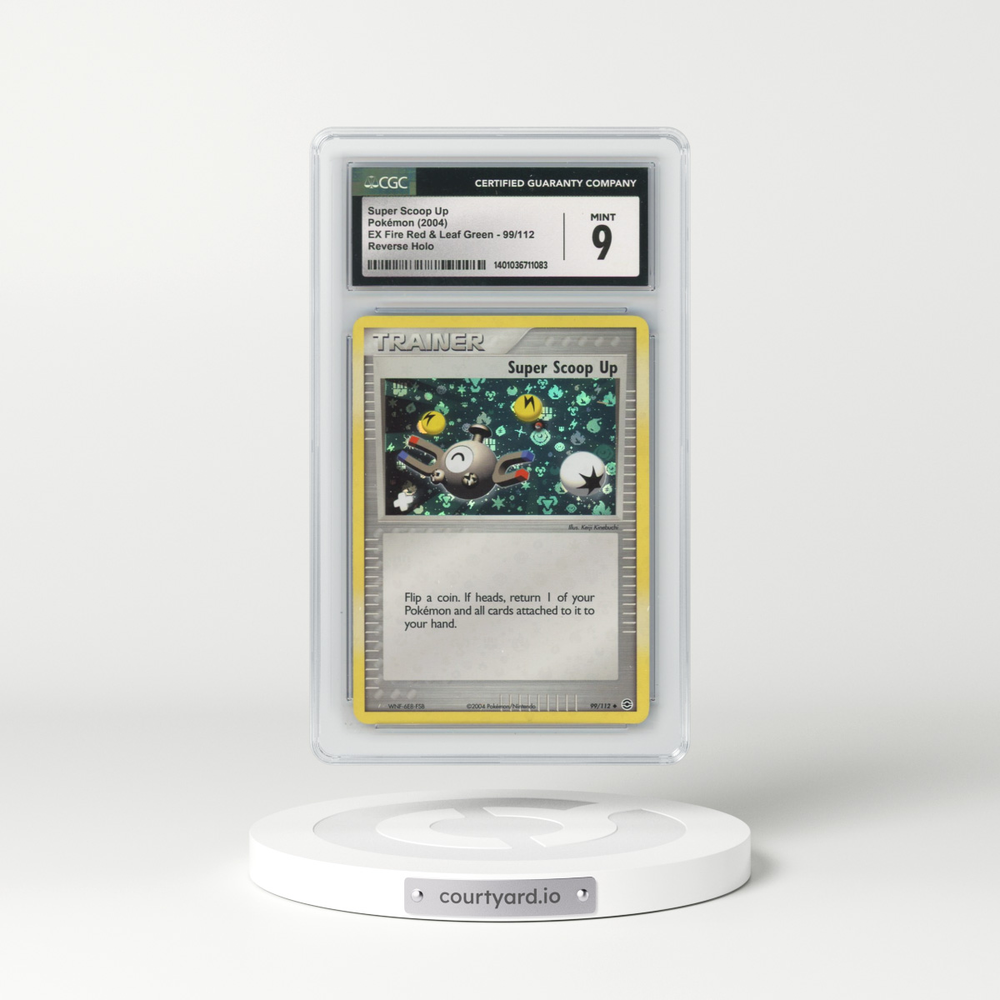 2004 EX Fire Red & Leaf Green #99/112 Super Scoop Up - Reverse Holo ...