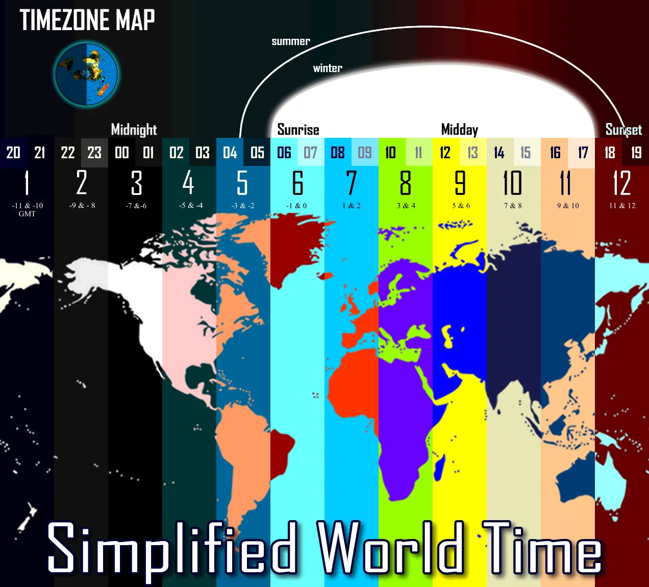 Time Zones Map - Collection | OpenSea