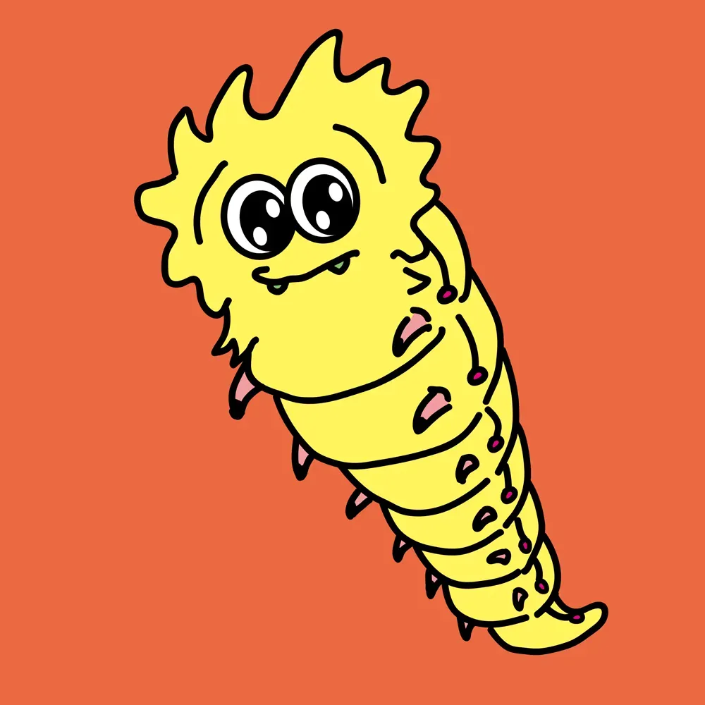 Golden Worm - DoDo Essentials | OpenSea